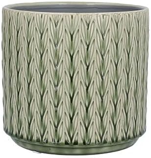 Gisela Graham Green Staghorn Plant Pot - Large : Amazon.co.uk: Garden