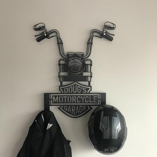 Amazon.com: Custom Motorcycle Helmet Holder, Great Gift for Bikers ...