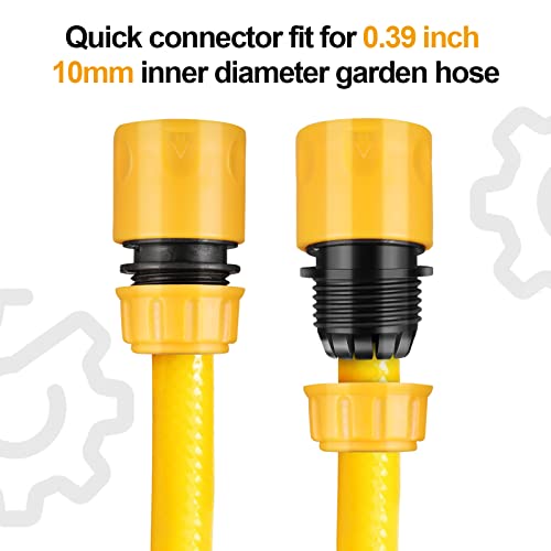 6PCS Hose End Connector, Double Male Hose Connector, Hose Pipe End ...