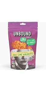 Amazon.com : Unbound Snacks Flavored Nuts - Butter Toffee Walnuts, 4 oz ...