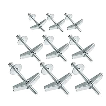 Toggle Bolt and Wing Nut Kit for Hanging Heavy Items on Drywall ...