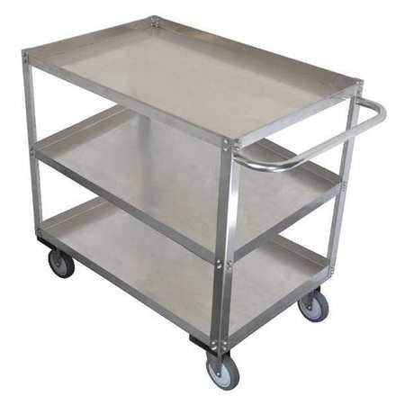 Amazon.com: Unassembled Utility Cart, SS, 29 L, 1200 lb : Office Products