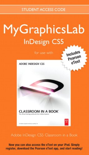 Adobe Indesign CS5 Classroom in a Book: The Official Training Workbook ...