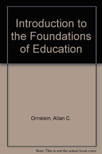 Buy Introduction to the Foundations of Education Book Online at Low ...