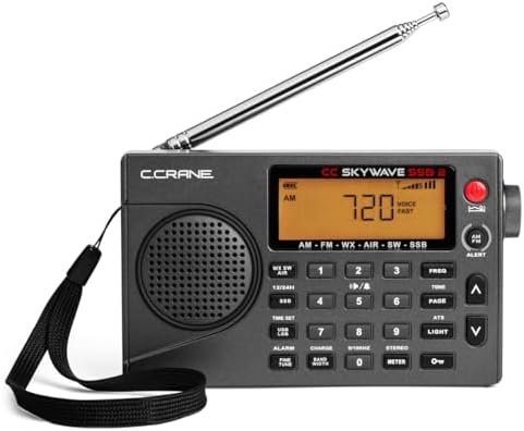 Amazon.com: C. Crane CC Skywave SSB 2 AM, FM, Shortwave, NOAA Weather ...