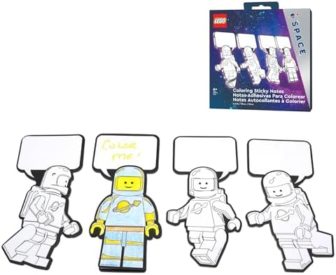 Amazon.com : Lego Coloring Sticky Notes - Space (53479) : Office Products