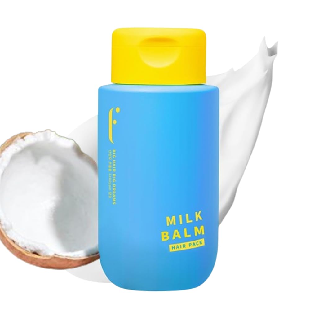 Amazon.com: FLABOIS Hair Mask - Milk Balm with Vanilla Coconut ...