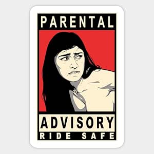 Amazon.com - Ride-Safe Sticker Decal for Wall, Laptop, Cell, Truck ...