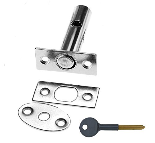 Bulk Hardware BH51971 32 mm Chrome Plated Window Rack Bolt and Key ...