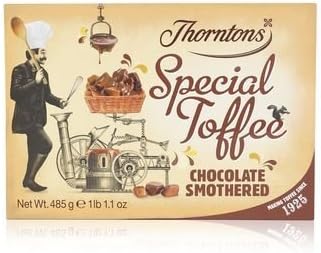 Amazon.com: Thorntons Chocolate Smothered Special Toffee Box (485g ...