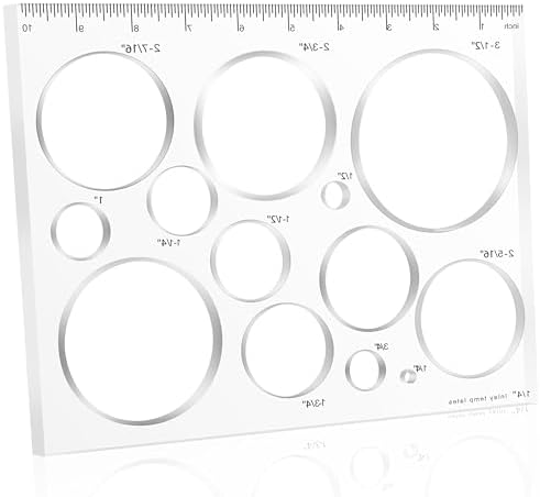 Amazon.com: Router Jig Template Circle Inlay Templates 4'' Decorative ...