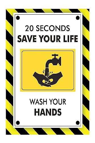 Buy Yellow Alley Wash Your Hands|Covid 19 Precaution Poster |Poster For ...