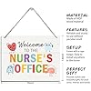 Amazon.com: Welcome to the Nurse's Office Sign, Nurse Wood Sign ...