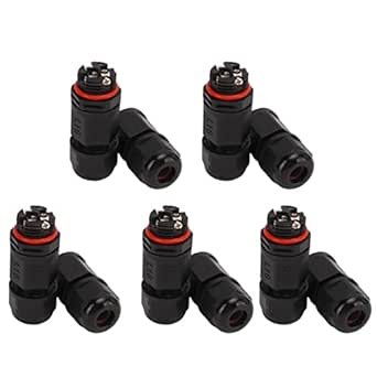 Waterproof Electrical Connector, 5 Pcs Safe Reliable Wide Applications ...