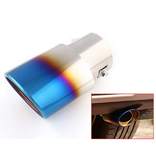 Stainless Steel Colorful Exhaust Muffler Car Chrome Tail Pipe Trim Tip ...