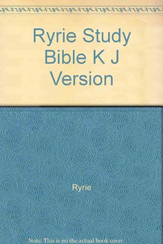 Ryrie Study Bible K J Version: Charles C. Ryrie: 9780802474513: Amazon ...