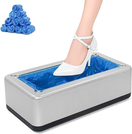 JLF Shoe Cover Dispenser, Automatic Shoe Cover Machine, Indoors ...