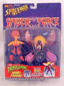 Spider-Man (Toy Biz) Wasp Spider Force Action Figure : Amazon.co.uk: Outlet
