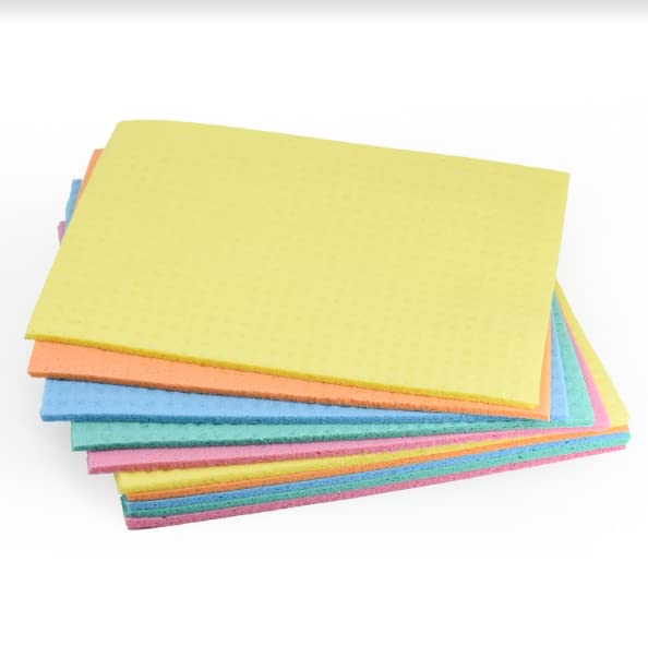 Swarg Kitchen Cellulose Cleaning Sponge Wipes or Kitchen, 20 x 16 x 0.5 ...