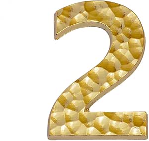 Amazon.com: OEAYA 1PCS Metal Mailbox Numbers with Raised Texture 2Inch ...