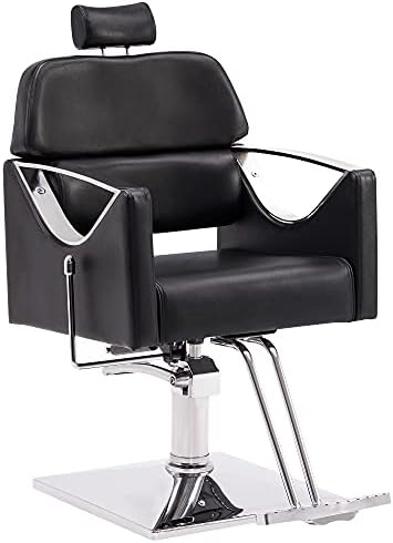 Amazon.com: BarberPub Classic Recline Hydraulic Barber Chair Salon Spa ...