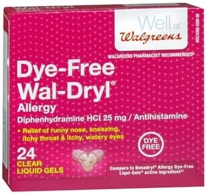 Amazon.com: Walgreens Wal-Dryl Allergy Relief, Liquid Gels - 24 count ...