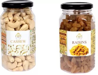 AESTHETIC HUB Natural Premium Dried Cashews & Raisins Healthy Sweet ...
