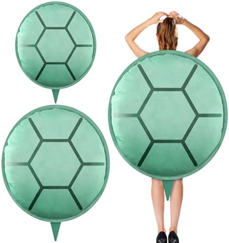 Suzile 2 Pcs 48" and 32" Wearable Turtle Shell Stuffed Pillow Adult ...
