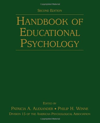 Handbook of Educational Psychology: Alexander, Patricia A., WINNE ...
