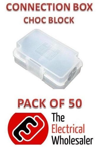 Buy 50 x Connection Box Choc Block Deta Inline Junction Box Online at ...