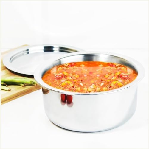 The Indus Valley Triply Stainless Steel Stock Pot/Handi/Biryani Pot ...