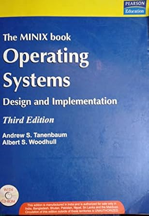 Amazon.fr - Operating Systems: Design and Implementation - Livres