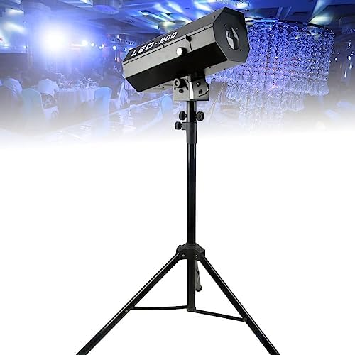 LED Follow Spotlight 47-59in Adjustable Tripod Stand 200W Stage Follow ...