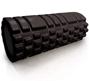 YASHODHARA Bumpy Foam Roller, Solid Core EVA Foam Roller with Grid/Bump ...