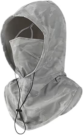 Breathable Camo Sun UV Protection Balaclava Hood Mask Full Head Mask ...