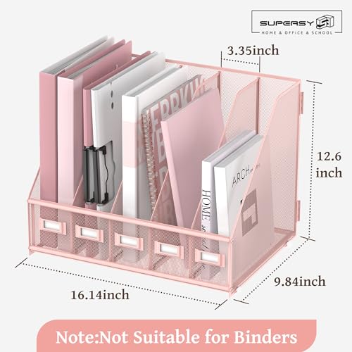 Snapklik.com : SUPEASY Desk Organizers Metal Desk Magazine File Holder