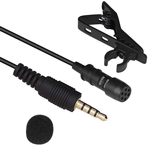 FLYSPACE Portable Small Pocket Microphone 1.9 MM Thick Wire 78 Inches ...