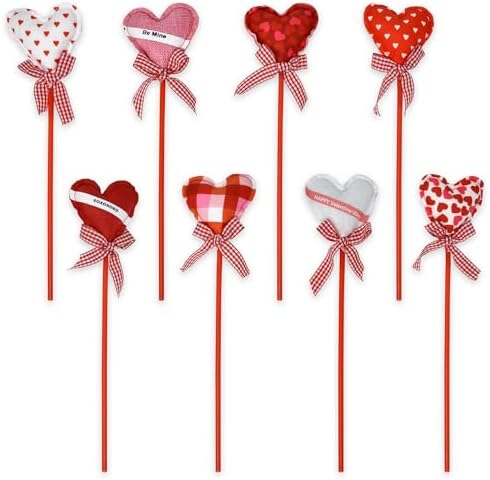 Amazon.com: Gift Boutique - Valentine's Day Heart Picks Plush Shaped ...