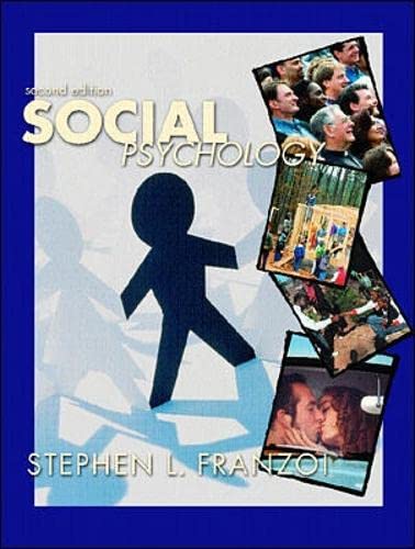 Social Psychology (B&B PSYCHOLOGY): Stephen L. Franzoi: 9780070434943 ...