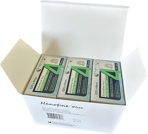 4mm 32G Nanofine Plus Universal Insulin Pen Needles | Pack of 6 x 100 ...