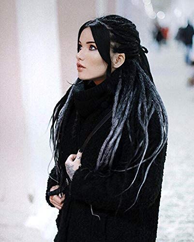 Amazon.com: Black Wolf Set Dreadlocks/Synthetic OMBRE dreadlocks black ...