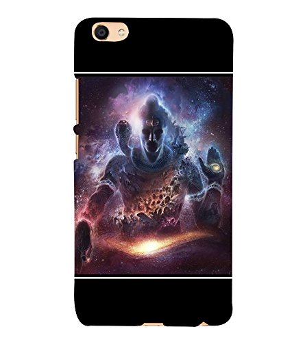 HiFi Designer Phone Back Case Cover Vivo X7 (Lord Shiva Trance Om Space ...