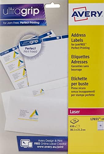 SmithPackaging A4 Self Adhesive Address Labels, 65 Labels Per Sheet ...