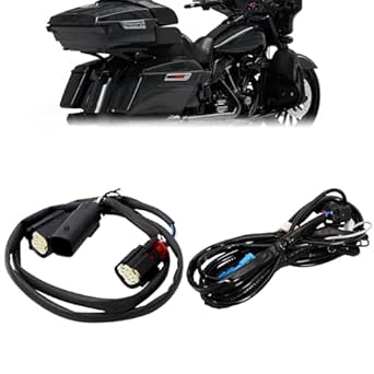 Amazon.com: WOWTK Trunk Tour Lugg Wiring Harness Kit +Tour Lugg Quick Disconnect Wiring ...