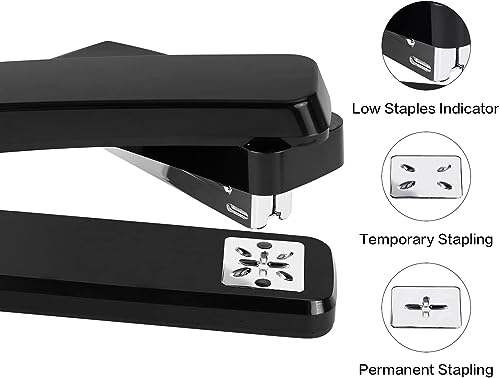 Snapklik.com : Deli Swing-Arm Swivel Stapler, 360 Degree Rotate Desktop ...
