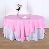 Amazon.com: Efavormart 90" Square Polyester Table Overlay for Wedding ...