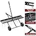 Amazon.com : YITAMOTOR 40" dethatcher Tow Behind Lawn rake Lawn Sweeper ...