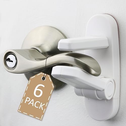 Amazon.com: Door Lever Baby Safety Lock - Baby Proofing - Prevent ...