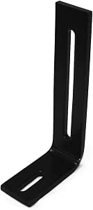 Amazon.com: 10 Extra Tall Black L Bracket Foot for Solar Panel PV ...
