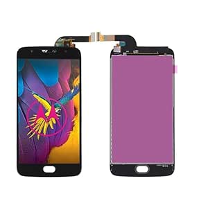 Compatible for Motorola Moto G5+ (Black) LCD Display+Touch Screen Combo ...